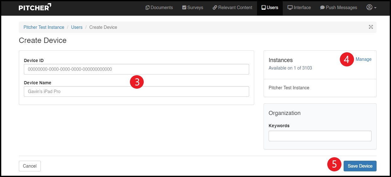 Adding/Deleting Users from Pitcher Admin
